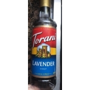 Torani Lavender Syrup: Calories, Nutrition Analysis & More | Fooducate
