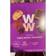 Ww Mini Bar, Triple Decker Chocolate: Calories, Nutrition Analysis ...