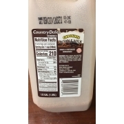 Country Delite Chocolate, Whole Milk: Calories, Nutrition Analysis ...