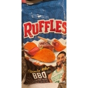 Ruffles Chips, Flamin' Hot, BBQ Flavored: Calories, Nutrition Analysis ...