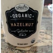 Sprouts Farmers Market Gelato, Hazelnut, Organic: Calories, Nutrition ...