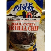 Blue Farm Tortilla Chips, Blue Corn, Organic: Calories, Nutrition ...
