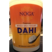 Noga Yogurt, Whole Milk, Indian Style, Dahi: Calories, Nutrition ...