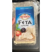 President Cheese, Feta Chunk: Calories, Nutrition Analysis & More ...