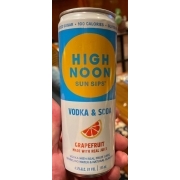 High Noon Sun Sips Vodka & Soda, Grape fruit, Made With Real Juice ...
