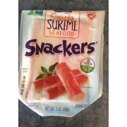 Simply Surimi Seafood Alaskan Pollock: Calories, Nutrition Analysis ...