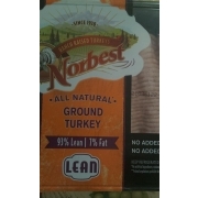 Norbest Ground Turkey, Lean: Calories, Nutrition Analysis & More ...