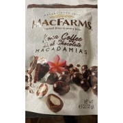 Mac Farms Dark Chocolate Covered Macadamia Nuts, Kona Coffee: Calories ...