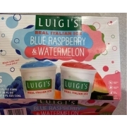 Luigi's Italian Ice, Variety Pack, Blue Raspberry & Watermelon ...