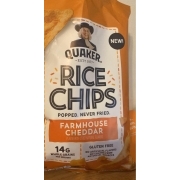 Quaker Rice Chips, Farmhouse Cheddar: Calories, Nutrition Analysis ...