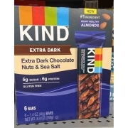 Kind Bars, Extra Dark Chocolate, Nut & Sea Salt: Calories, Nutrition ...