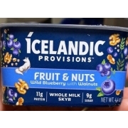 Icelandic Provisions Yogurt, Fruit & Nuts, Wild Blueberry With Walnuts ...