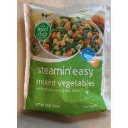 Food Club Mixed Vegetables, Steamin' Easy: Calories, Nutrition Analysis ...