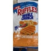 Ruffles Potato Chips, Double Crunch, Spicy Cheddar Jack: Calories ...