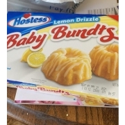 Hostess Baby Bundts, Lemon Drizzle: Calories, Nutrition Analysis & More ...