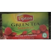 Lipton Green Tea, Superfruit, Red Goji and Raspberry: Calories ...