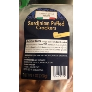 Lidl Crackers, Sardinian Puffed: Calories, Nutrition Analysis & More ...