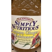 R.W. Knudsen Family Flavored Beverage, Lemon Ginger Echinacea: Calories, Nutrition Analysis ...