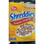 Post Cereal, Shreddies: Calories, Nutrition Analysis & More | Fooducate