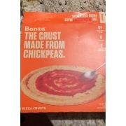 Banza Pizza Crusts, Made From Chickpeas: Calories, Nutrition Analysis ...