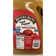 Musselman'S 100% Juice,Apple Cider Fresh Pressed: Calories, Nutrition ...
