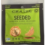 Craize Crackers, Toasted Corn, Seeded: Calories, Nutrition Analysis ...