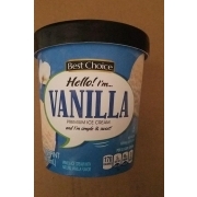 Best Choice Ice Cream, Vanilla: Calories, Nutrition Analysis & More ...