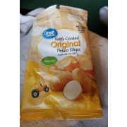 Great Value Potato Chips, Kettle Cooked, Original: Calories, Nutrition ...