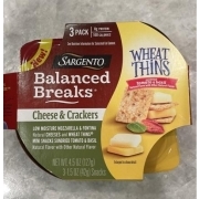 Sargento Balanced Breaks, Wheat Thins, Cheese & Crackers: Calories ...