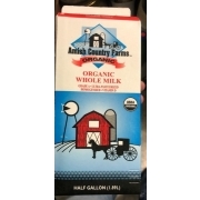 Amish Country Farms Organic Organic Whole Milk: Calories, Nutrition ...