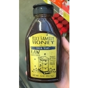 Rice Family Honey Honey, Raw, Unfiltered: Calories, Nutrition Analysis ...