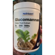 Nutricost Glucomannan, Konjac Root Extract: Calories, Nutrition Analysis & More | Fooducate