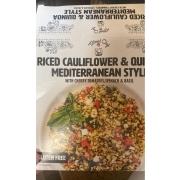 Tattooed Chef Riced Cauliflower & Quinoa, Mediterranean Style: Calories ...