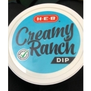 H-E-B Dip, Creamy Ranch: Calories, Nutrition Analysis & More | Fooducate