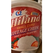 Hiland Cottage Cheese,Small Curd: Calories, Nutrition Analysis & More ...