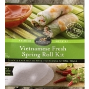 Snapdragon Spring Roll Kit, Vietnamese Fresh: Calories, Nutrition ...