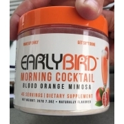 Early Bird Morning Cocktail, Blood Orange Mimosa: Calories, Nutrition ...