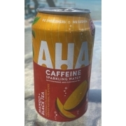 Aha Sparkling Water, Mango + Black Tea: Calories, Nutrition Analysis & More | Fooducate