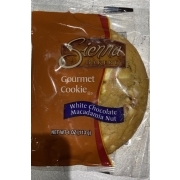 Sienna Bakery Gourmet Cookie, White Chocolate Macadamia Nut: Calories ...