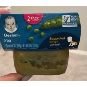 Gerber Pea, Baby Food: Calories, Nutrition Analysis & More | Fooducate