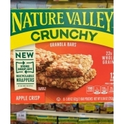 Nature Valley Granola Bars, Crunchy, Apple Crisp: Calories, Nutrition ...