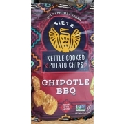 Siete Potato Chips, Chipotle BBQ, Kettle Cooked: Calories, Nutrition ...