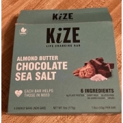 Kize Energy Bar, Almond Chocolate Sea Salt: Calories, Nutrition ...