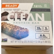 Clean Protein Bar, Dark Chocolate, Sea Salt: Calories, Nutrition ...