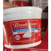 Breakstone's Cottage Cheese, 2% Milkfat Lowfat, Small Curd: Calories ...