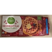 Simple Truth Organic Waffles, Homestyle: Calories, Nutrition Analysis ...