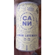 Cann Social Tonic, Lemon Lavender: Calories, Nutrition Analysis & More ...