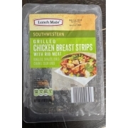 Lunch Mate Grilled Chicken Breast Strips, With Rib Meat, Southwestern ...