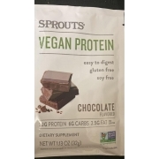 Sprouts Vegan Protein, Chocolate Flavored: Calories, Nutrition Analysis ...
