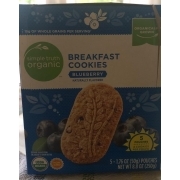 Simple Truth Organic Breakfast Cookies, Blueberry: Calories, Nutrition ...